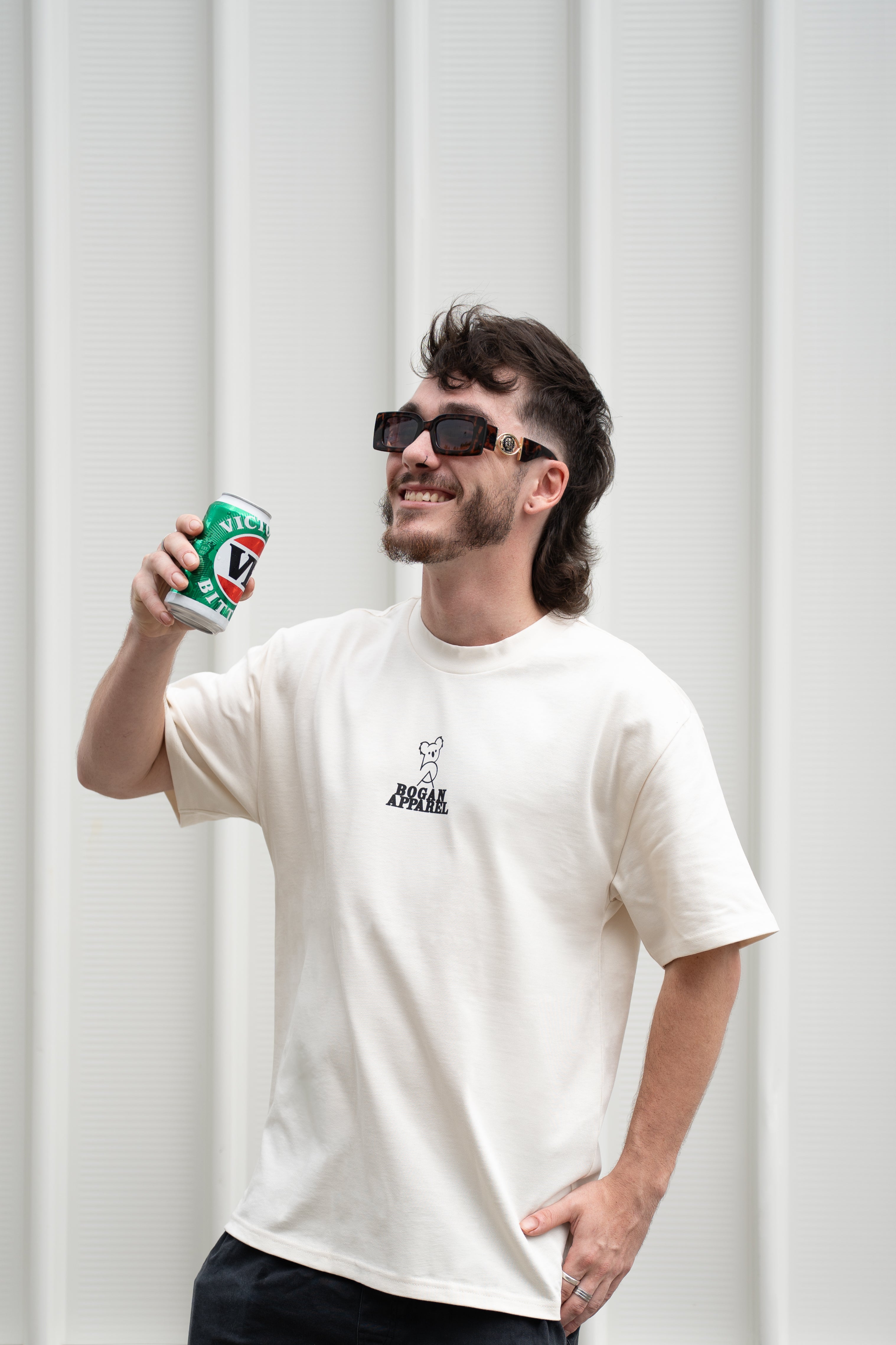 Oversized Ecru T-shirt – Bogan Apparel