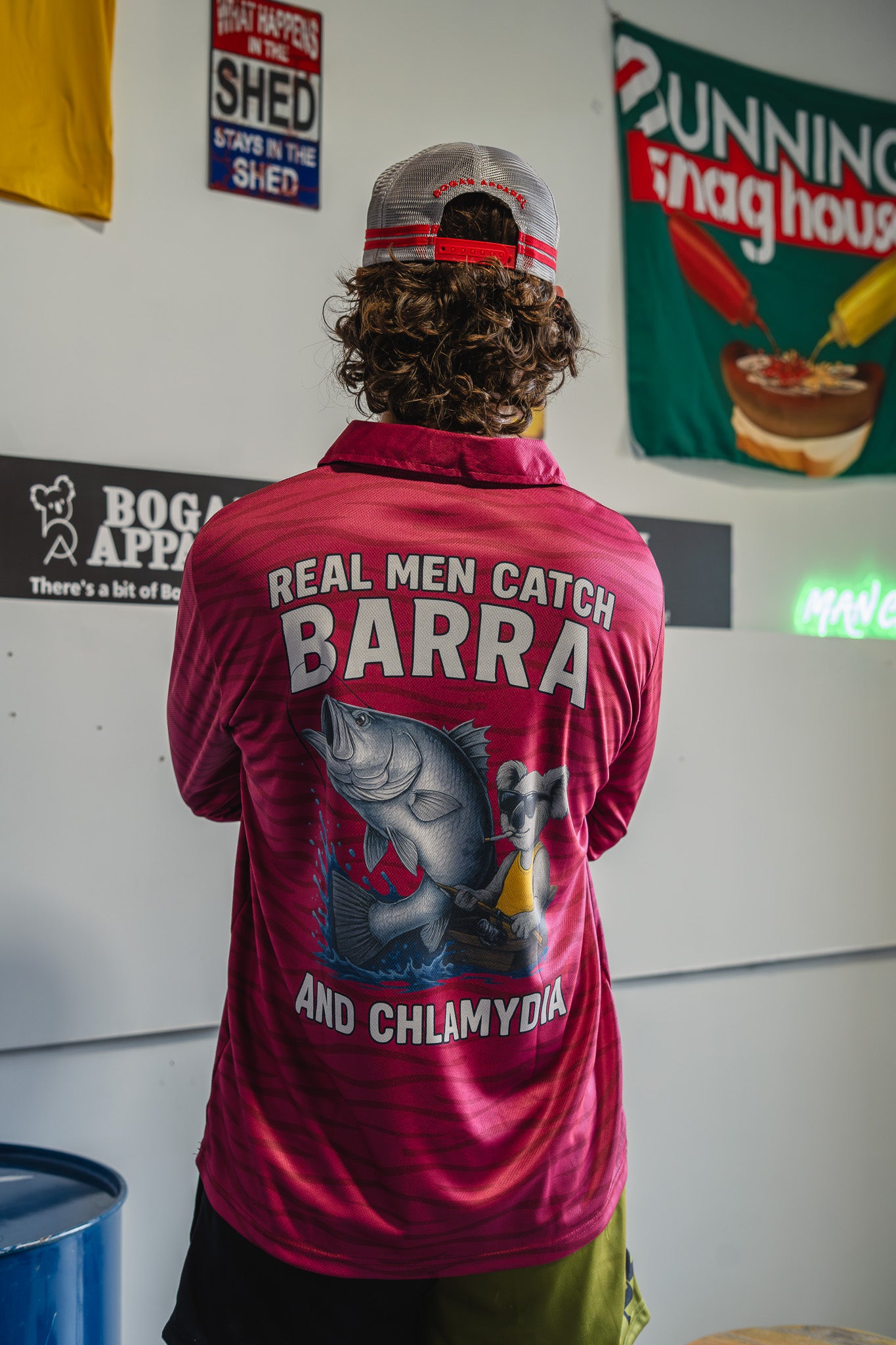 Real Men Fishing Shirt – Bogan Apparel